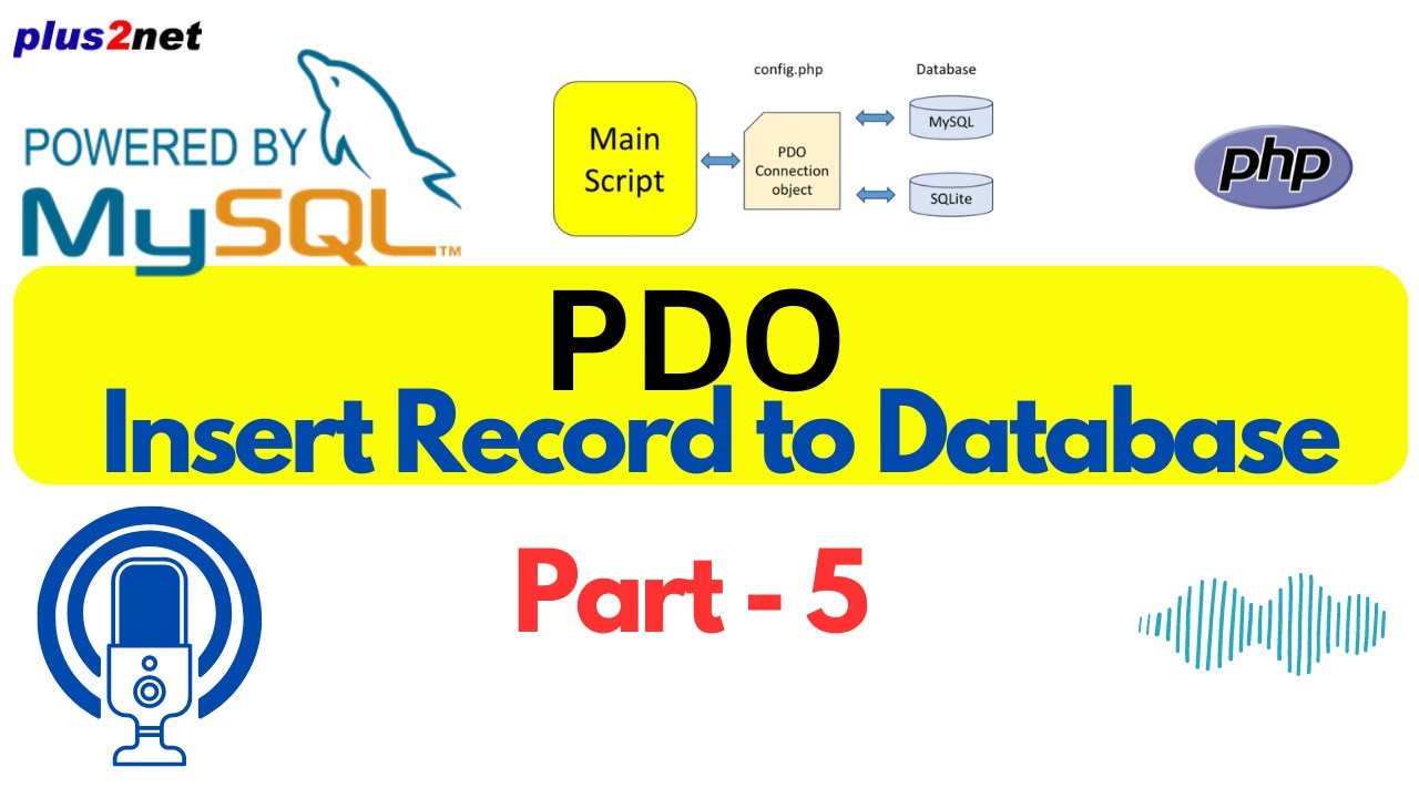 Inserting record into Databases Using PHP PDO and getting lastInsertID #phppdo #mysql #PHPMySQL
