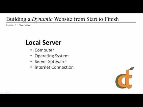 Developing a Dynamic Web site start to finish | Part 1 - Intro and Overview