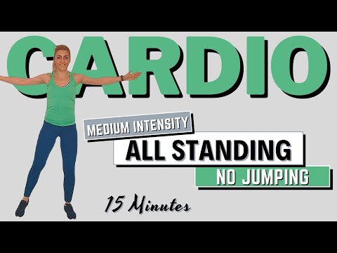 🔥15 Minutes CARDIO SESSION🔥Medium Intensity Steady State Cardio🔥Low Impact Cardio for Weight Loss🔥