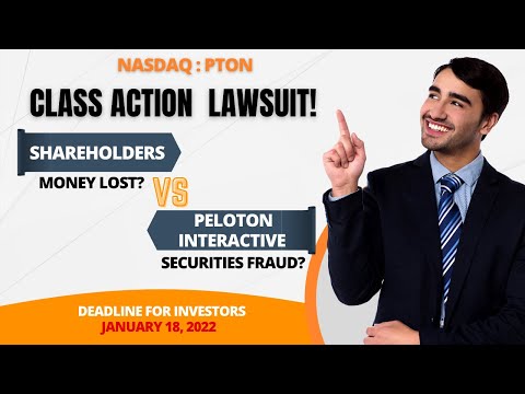(#PTON) PTON Stock 📉 SHAREHOLDERS In Peloton Interactive, Inc Securities Class Action $PTON Stock