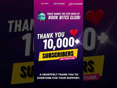 A Heartfelt Thank You! ❤️❤️ #books #bookbitesclub #booksummaries