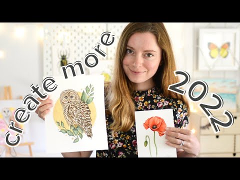 10 Easy and Quick Ways to Jumpstart the New Year as an Artist ✿ Improve Your Art & Life in 2022