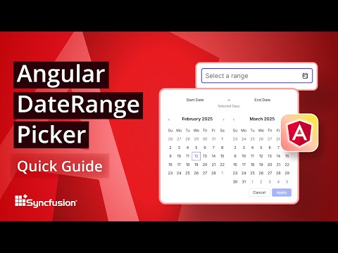Angular DateRangePicker: The Ultimate Feature Walkthrough