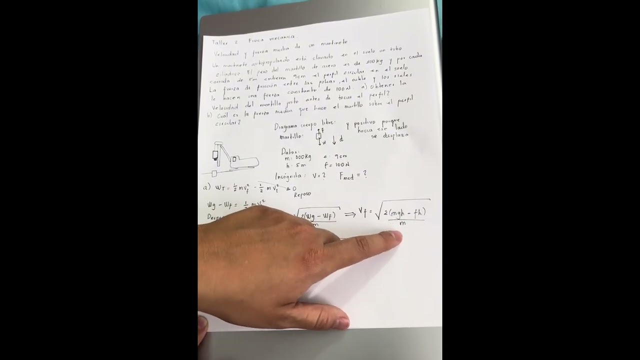 TALLER 2 FÍSICA MECÁNICA