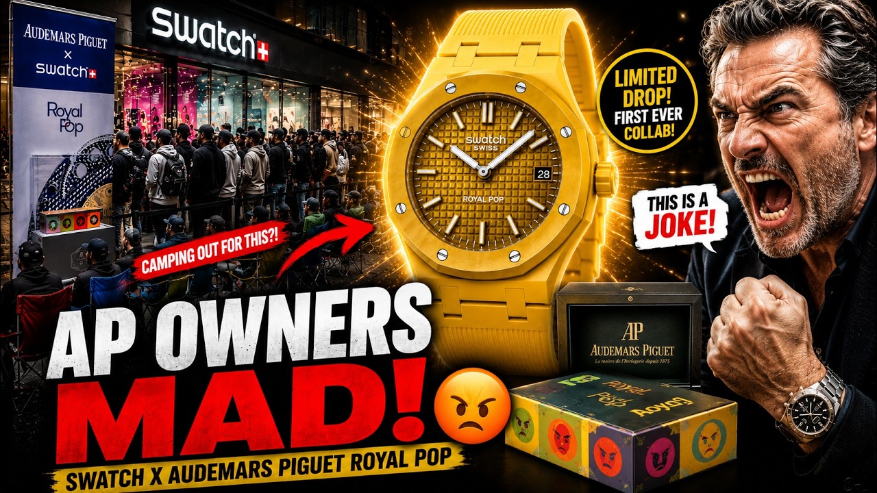The Swatch x AP Hype Is Getting OUT OF CONTROL!