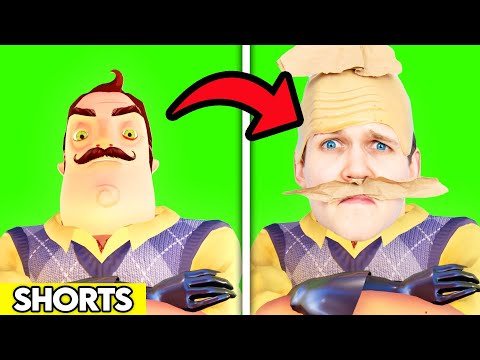 HELLO NEIGHBOR WITH ZERO BUDGET! ???? #shorts