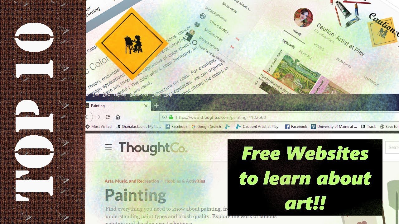 Top 10 FREE websites for self-taught and beginner artists!