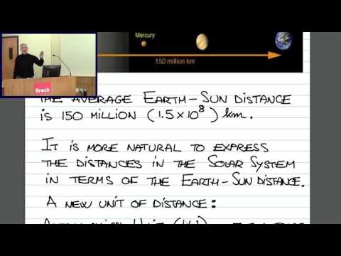 ASTR1P01 CLIP 5: The Astronomical Unit (AU); the Light-Minute