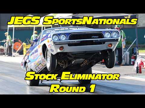 Stock Eliminator Round 1 NHRA Drag Racing Eliminations JEGS Sportsnationals 2024