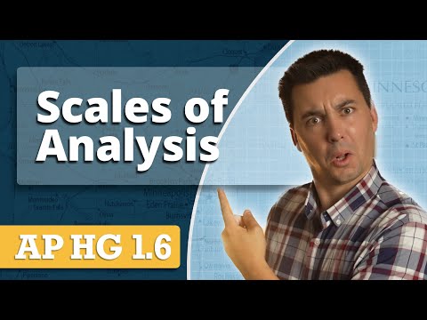 Scale & Scales of Analysis  [AP Human Geography Review Unit 1 Topic 6]