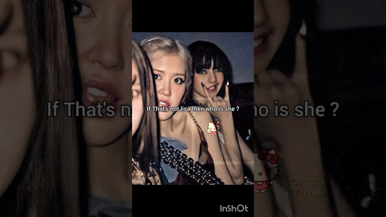 skinwalker disguised as lisa 😱 #blackpink