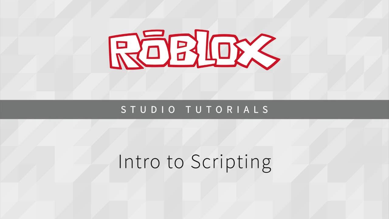 Intro to Scripting