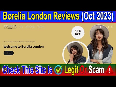 Borelia London Reviews (Oct 2023) Watch the Video & Know Scam or Legit? ! Scam Advice