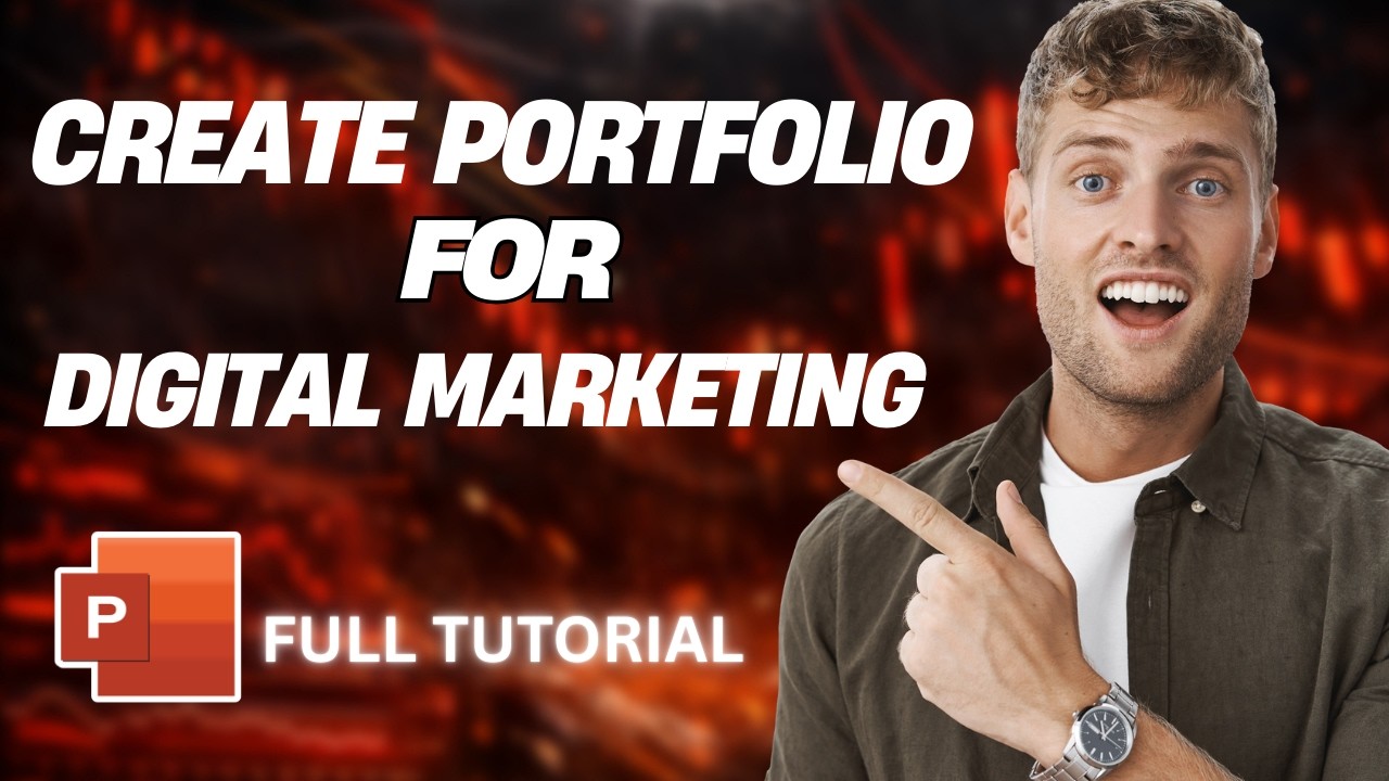 How to Create Portfolio for Digital Marketing in Microsoft PowerPoint [2026 Full Guide]