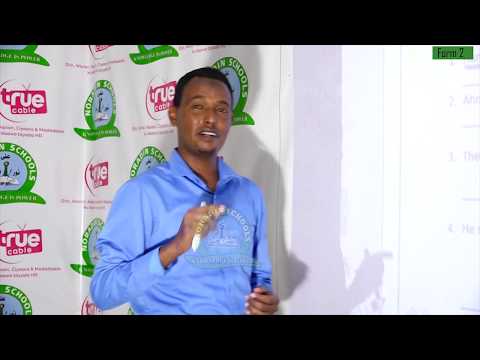 FORM 2 / ENGLISH / PRESENT AND PAST SIMPLE TENSES Lesson 3 / ABDILLAHI ABDI HASSAN
