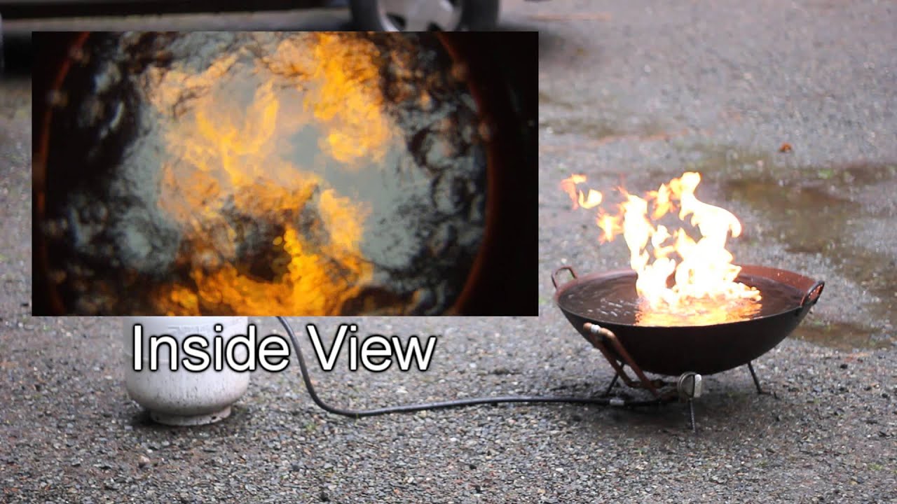 Propane Bubble Fire Bowl Test #2 Daytime