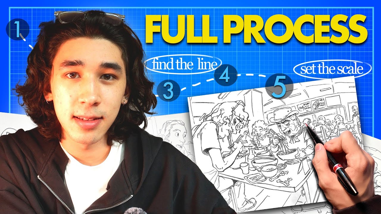 How I draw Believable Scenes from Imagination: A 5 Step Guide