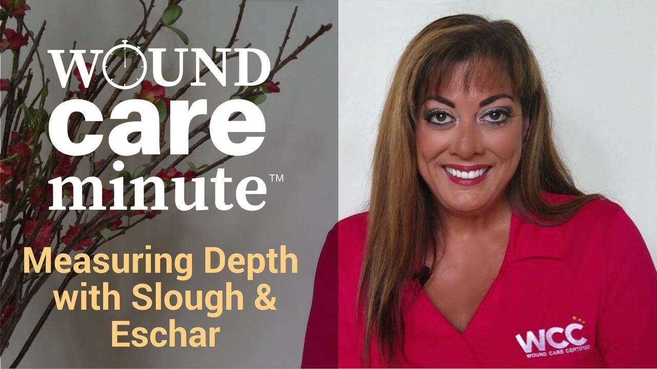 How to  Measure Wound Depth with Slough and Eschar in the Way