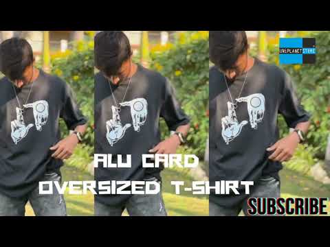 Uniplanet Store Solid Oversize Anime Printed Black T Shirt for Men @uniplanet_store