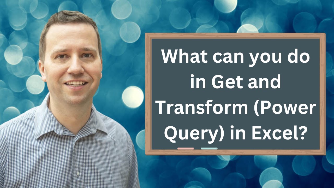 Get and Transform (or Power Query) in Microsoft Excel - in 10 minutes. Unpivotting, combining files