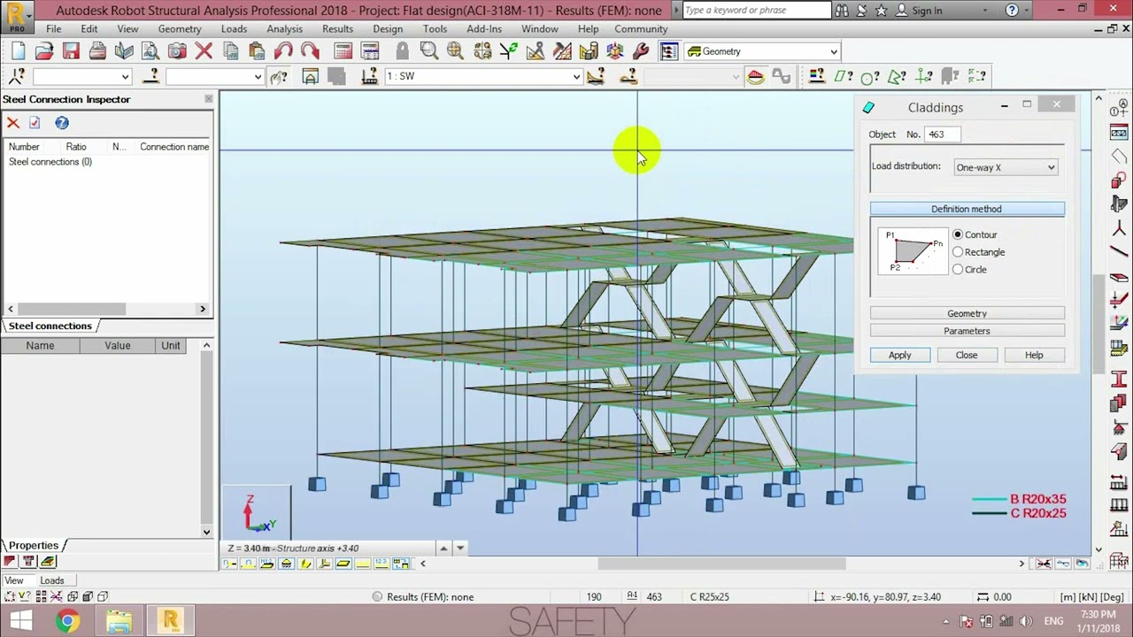 Wind simulation in Robot Structural Analysis (RSA)-Part 1