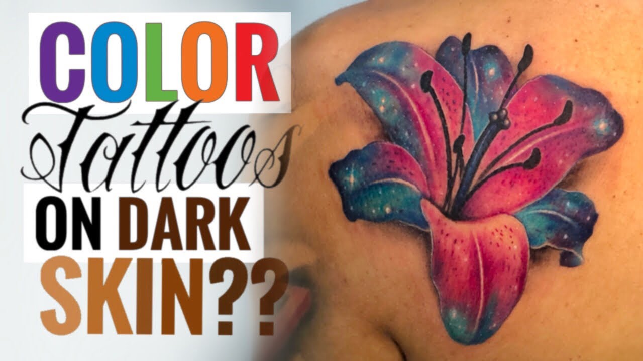 TIPS & TRICKS for Tattooing Darker Skin Tones || ADRIANA HALLOW