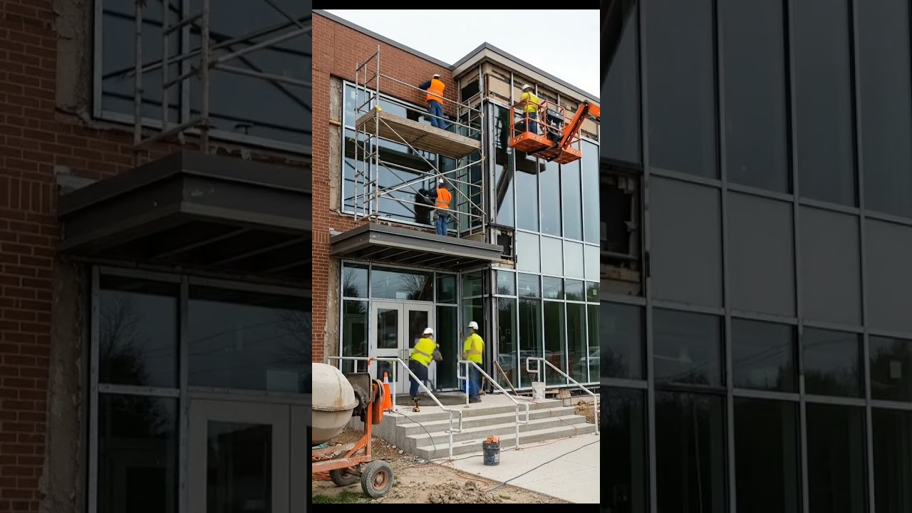 AI Builds a Modern School from Scratch | Future Classroom Construction 🏫🤖