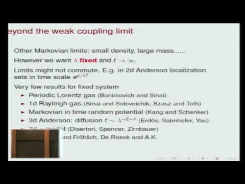 Diffusion from deterministic dynamics - Antti Kupiainen
