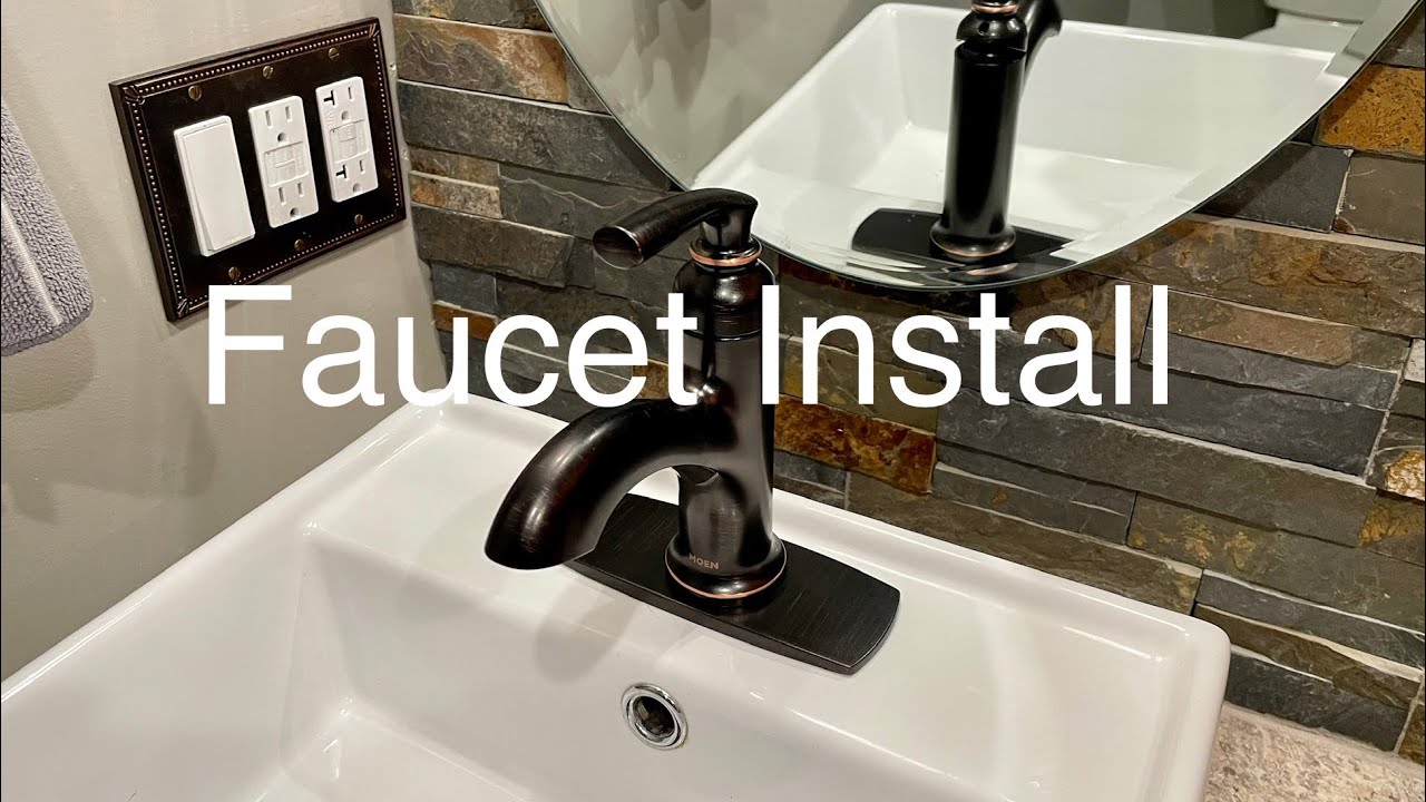 Moen Faucet Unboxing and Install