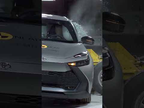 TOYOTA C-HR SIDE IMPACT CRASH TEST #crashtest #ancapsafety