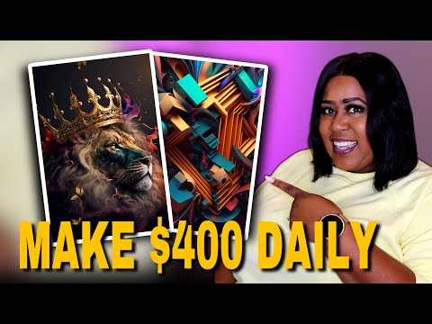 How to Sell AI Art Prints Online And Make $400 A Day
