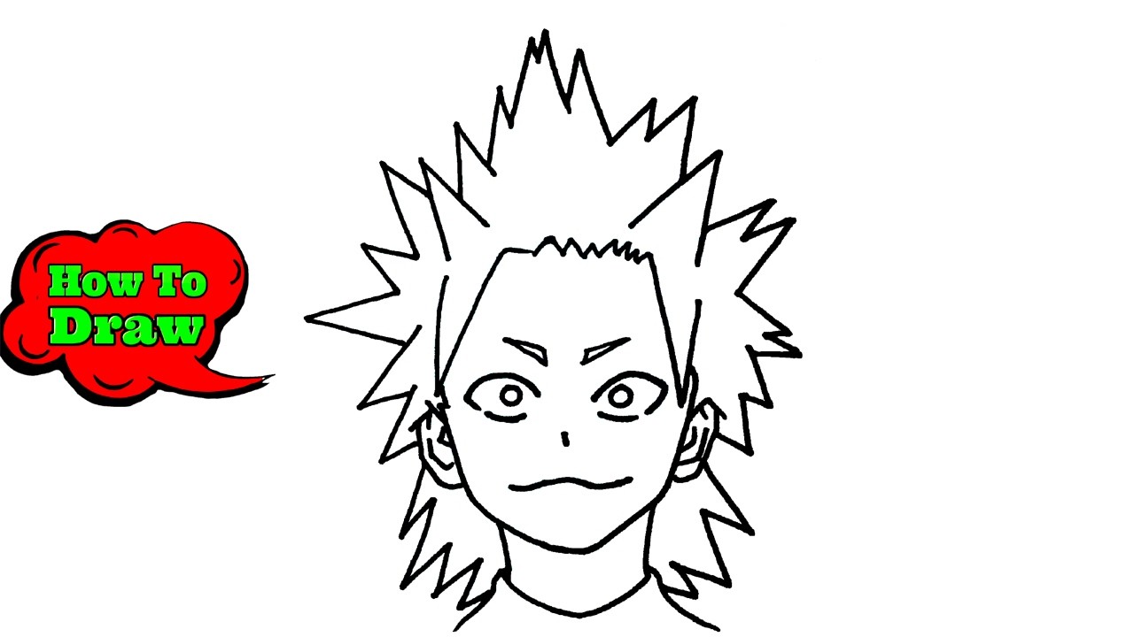 How to Draw Eijiro Kirishima Step by Step | My Hero Academia Drawing Tutorial