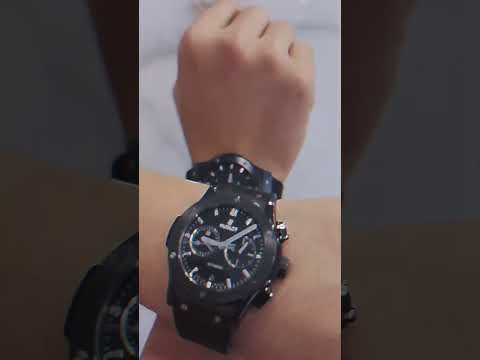 Hublot Classic Fusion Black Smooth Bezel Men's Watch ⌚️🤩. Timeless style meets innovation. #hublot