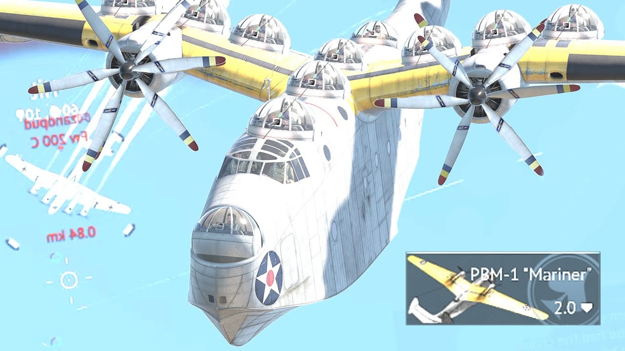 [STOCK] Hydroplane PBM-1 💥Dueling with BOMBERS...