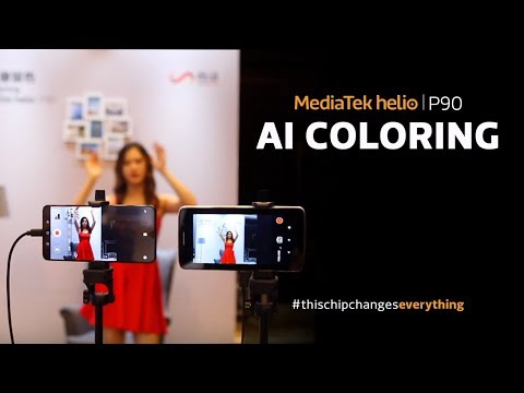 AI scene sensing and real-time color-correction on smartphone