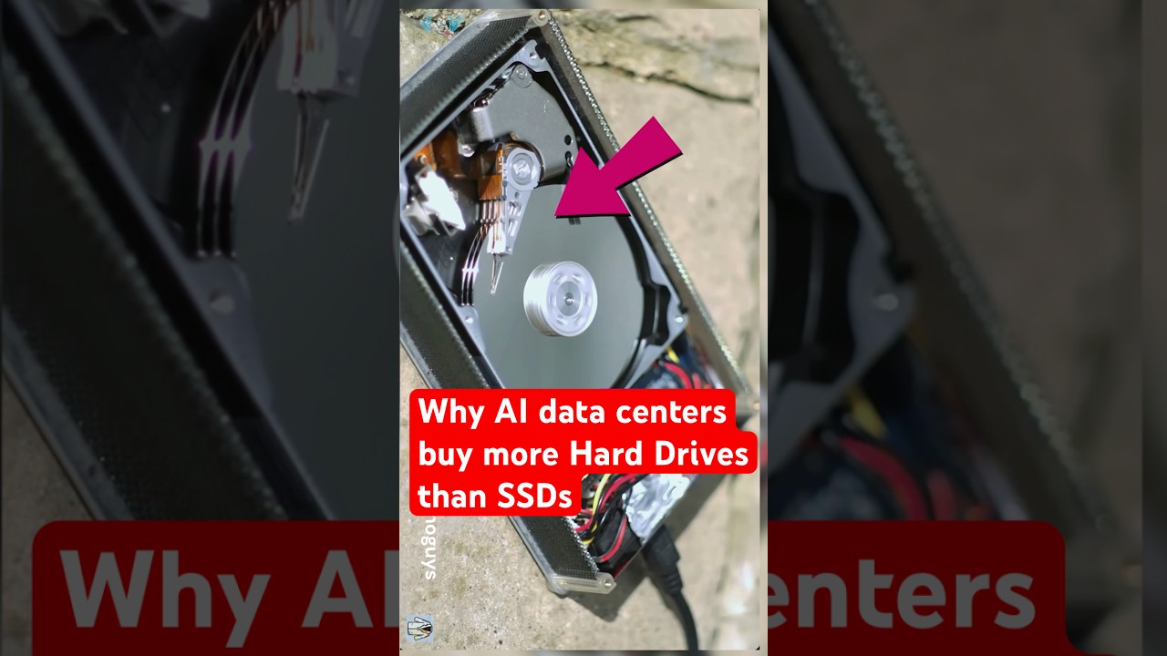 Why AI data centers are using more Hard Drives than SSDs