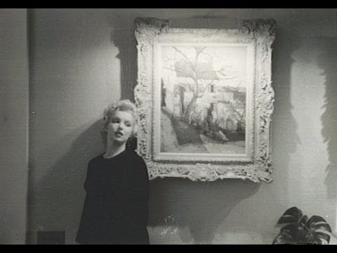 EXTREMELY RARE ! Marilyn Monroe - Poses With William Goetz's Art Collection, 1956