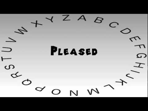 How to Say or Pronounce Pleased