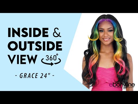 Motown Tress Salon Touch Wig Synthetic Hair HD Lace Part Wig - GRACE 24" | EBONYLINE.COM