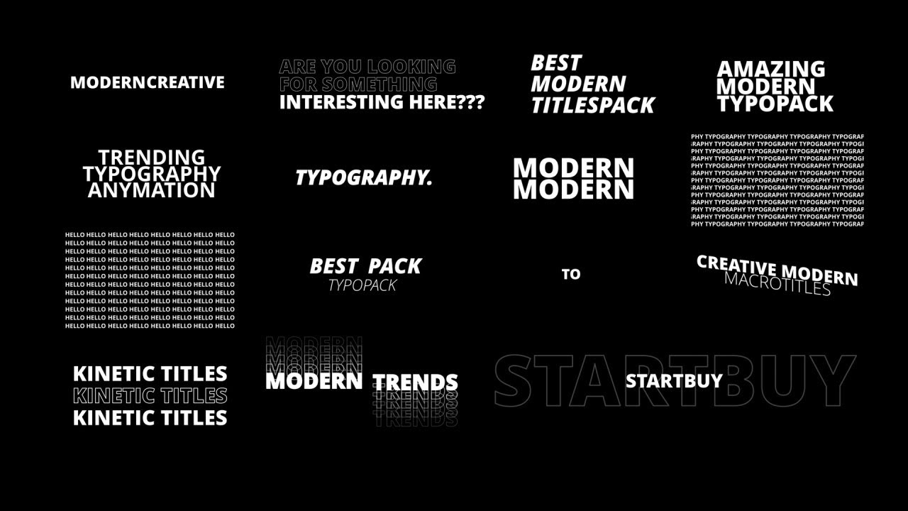 Kinetic Typography 2 0