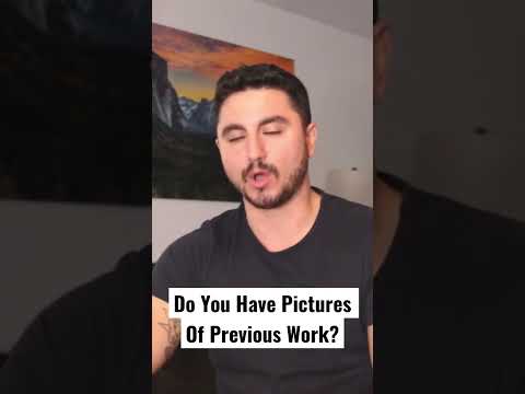 Ask Contractor What He Has Done Before #construction #question #photo #portfolio