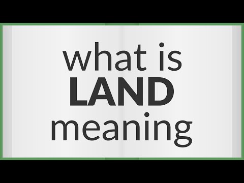 Land | meaning of Land