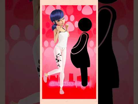 Miraculous Characters As Pregnant Mother #miraculous #shorts #ladybug #catnoir #marinette #tiktok