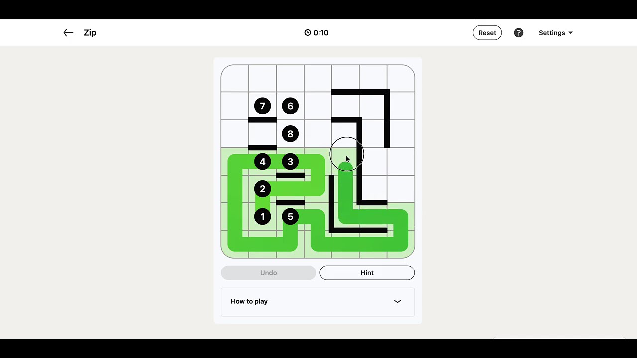 LinkedIn Zip Answer Today | 22 April 2026 - Puzzle #401