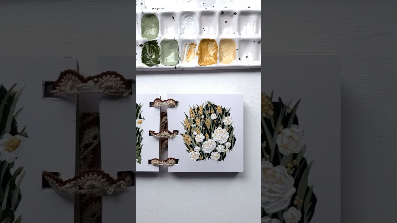 Subscribe for more tutorials🎨#art #painting #smallbusiness #crochet