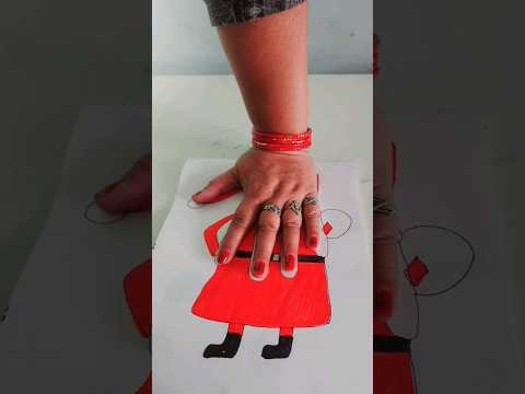 easy trick to draw Santa claus 🎅 #shorts #viral #trending #youtube