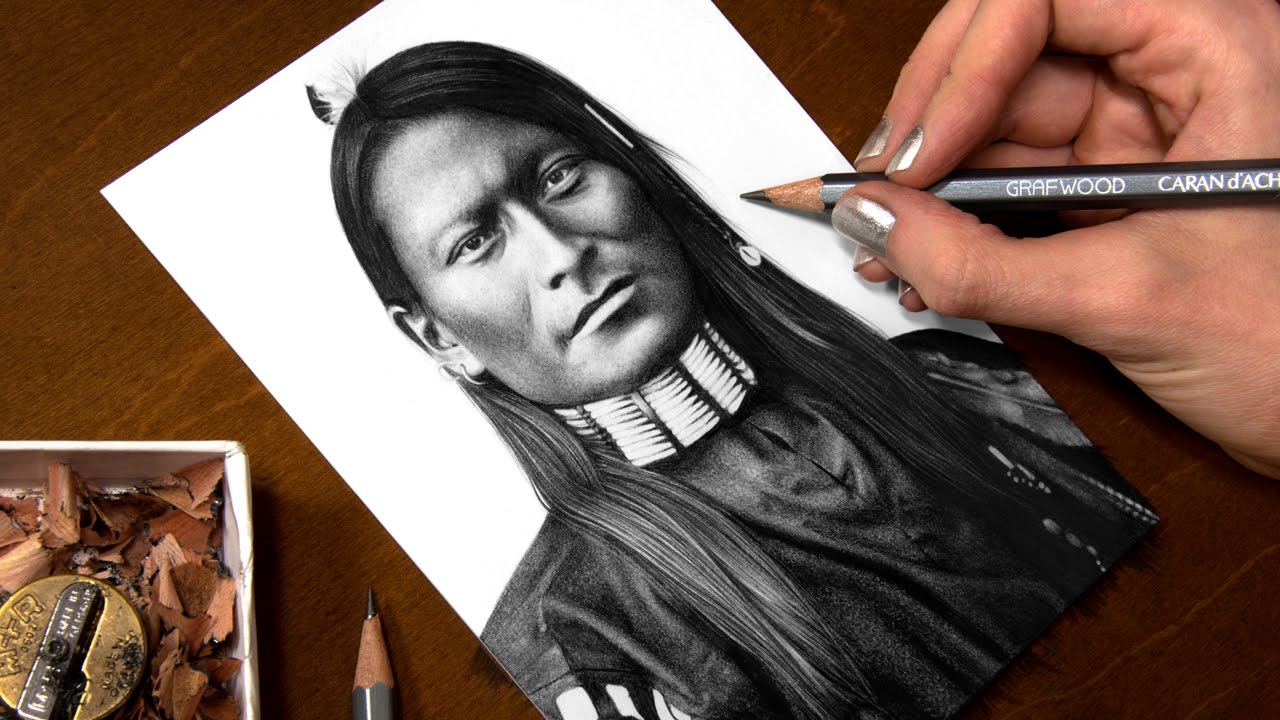 Drawing Red Armed Panther