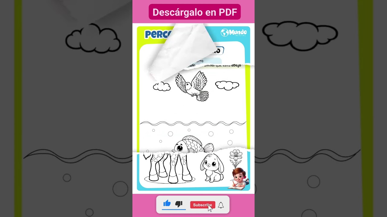 Cuaderno de trabajo inicial 3 años en Mundo Inicial descárgalo gratis en www.mundo-inicial.com