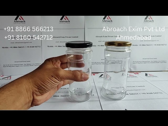Honey Jar - 500 gm Honey Storage Glass Jar Manufacturer from Ahmedabad