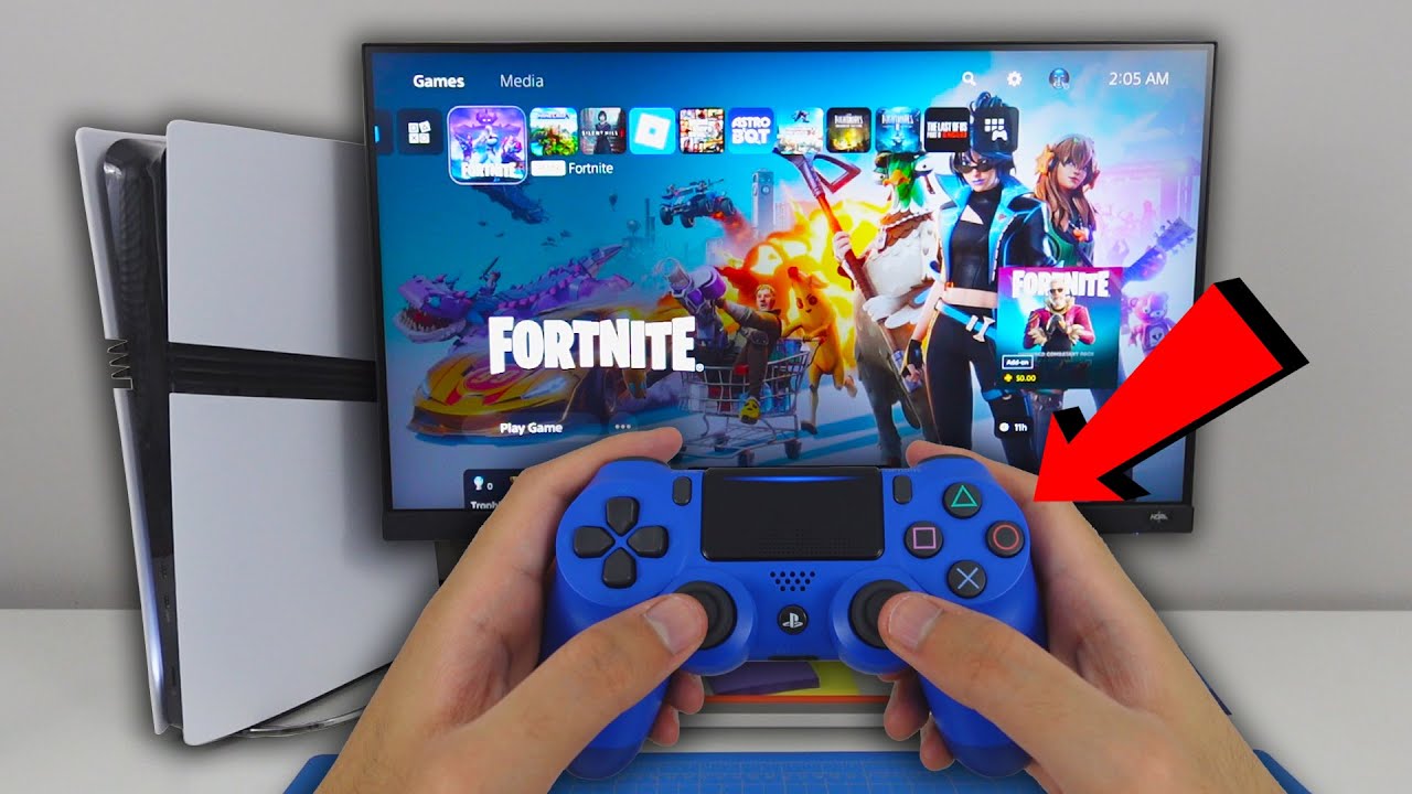 How to CONNECT PS4 CONTROLLER to PS5 (EASY METHOD)